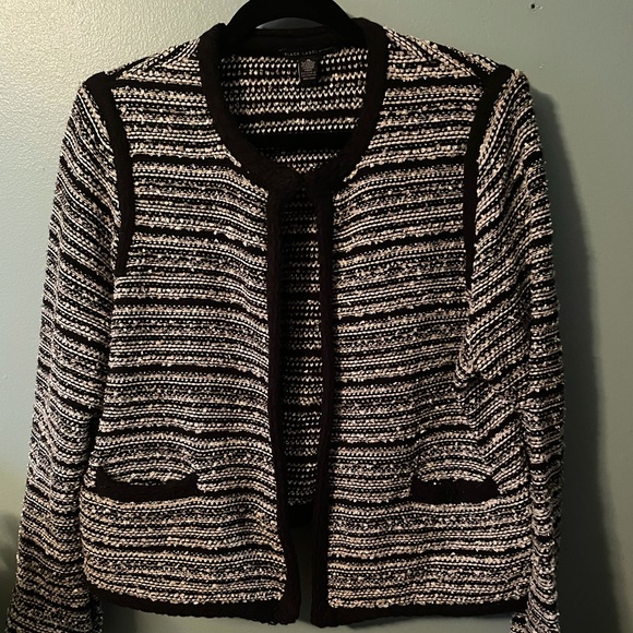 Chico's | Jackets & Coats | Short Open Jacket With Top Clasp Sleeves ...